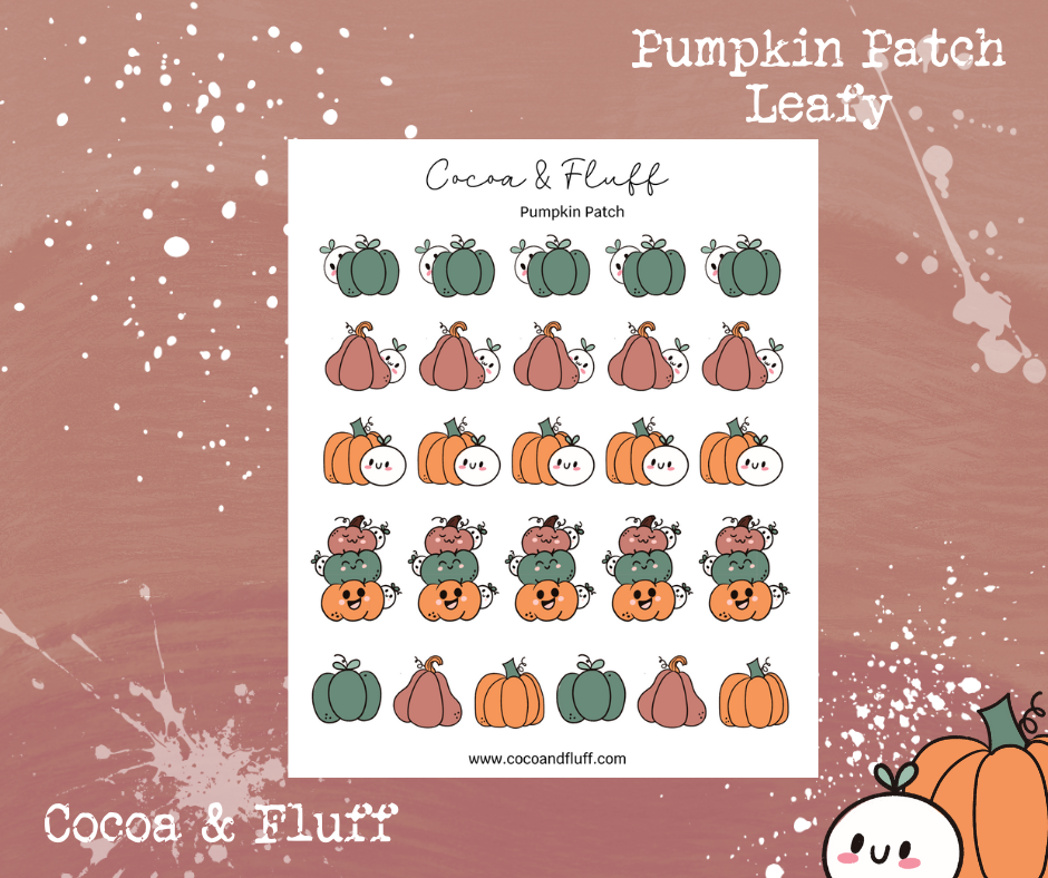 Pumpkin Patch Leafy – Cocoa & Fluff